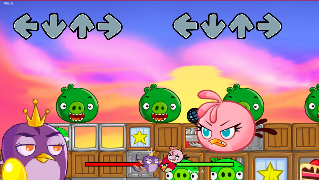 OG Angry Birds Icons Over Fight Icons Mod for Friday Night Funkin ...