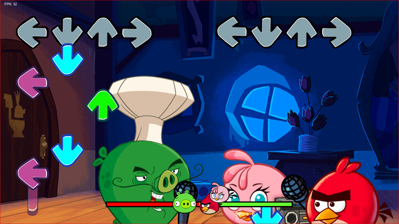 OG Angry Birds Icons Over Fight Icons Mod for Friday Night Funkin ...