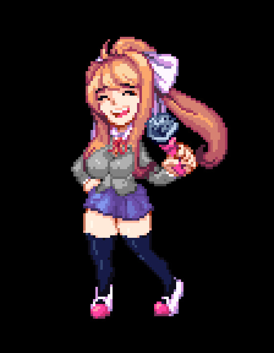 [NSFW] THICC Monika [Friday Night Funkin'] [Mods]