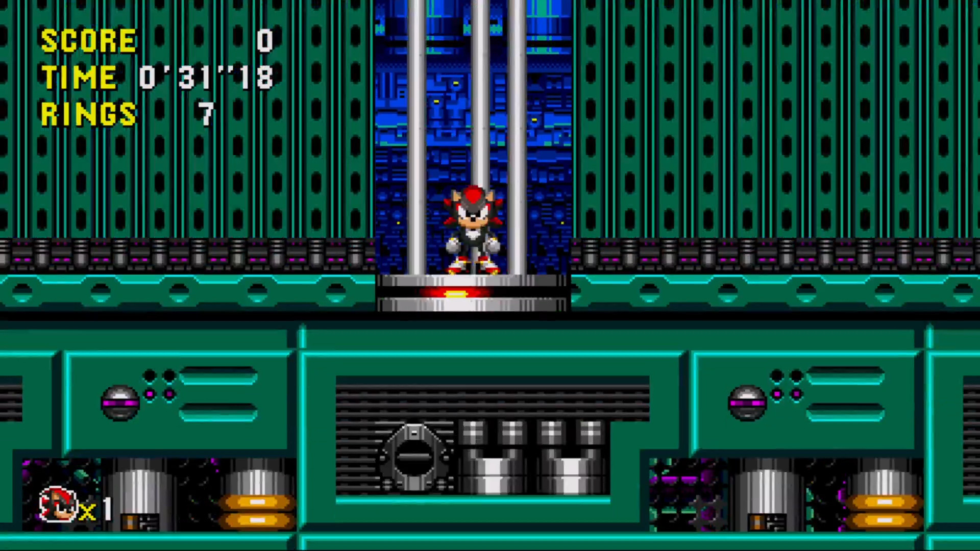 Shadow in Sonic CD Mod for Sonic CD (2011) | SCD Mods