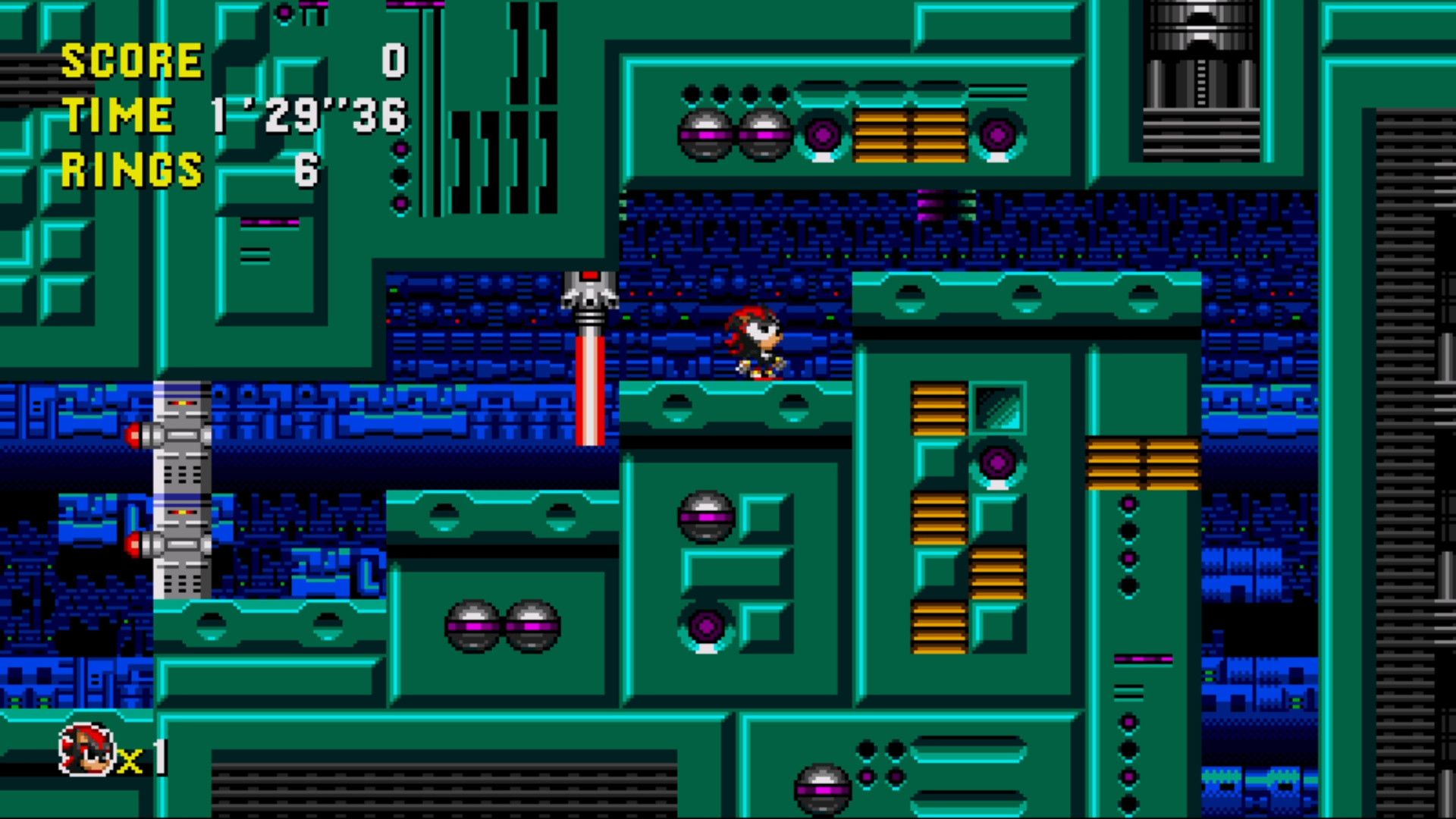 Shadow in Sonic CD Mod for Sonic CD (2011) | SCD Mods