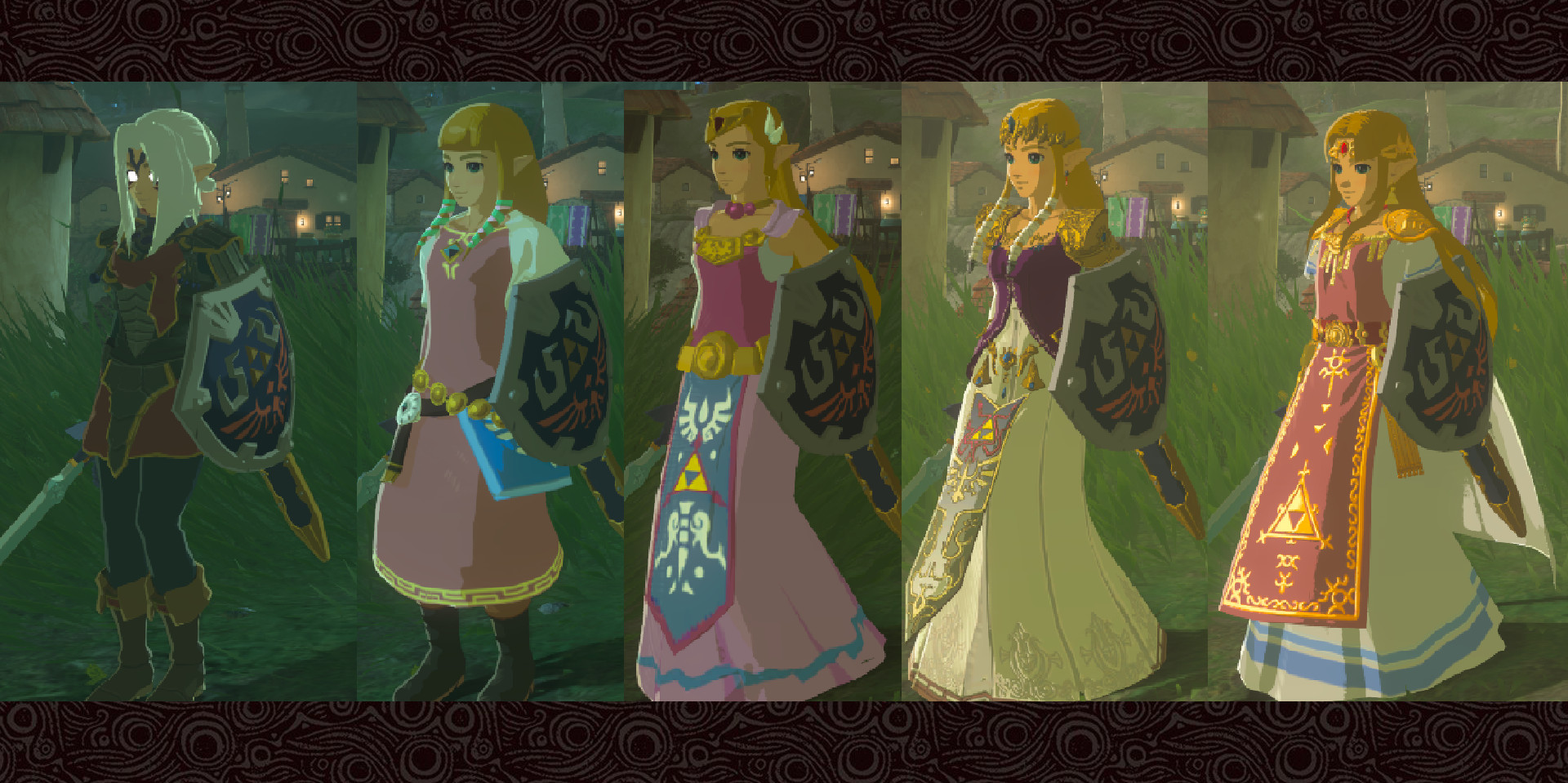 Zelda's Ballad - Amiibo Outfits Mod for The Legend of Zelda: Breath of ...