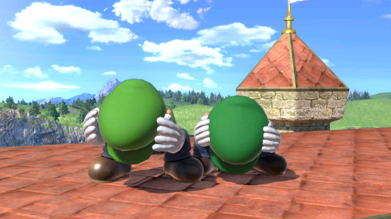 Green Mario [Super Smash Bros. Ultimate] [Mods]