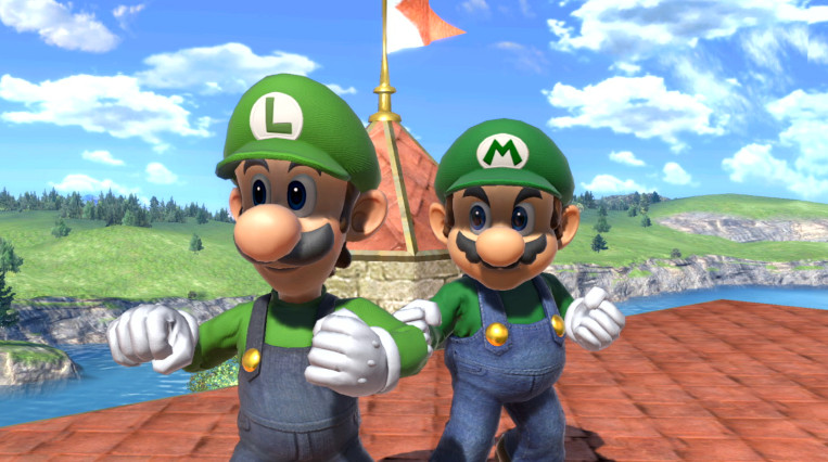 Green Mario [Super Smash Bros. Ultimate] [Mods]