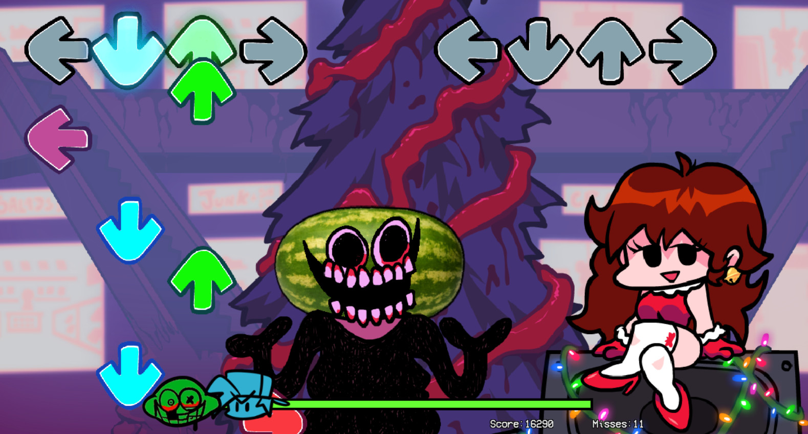 Melon Demon for FNF Multi Indev 3.2 [Friday Night Funkin'] [Mods]