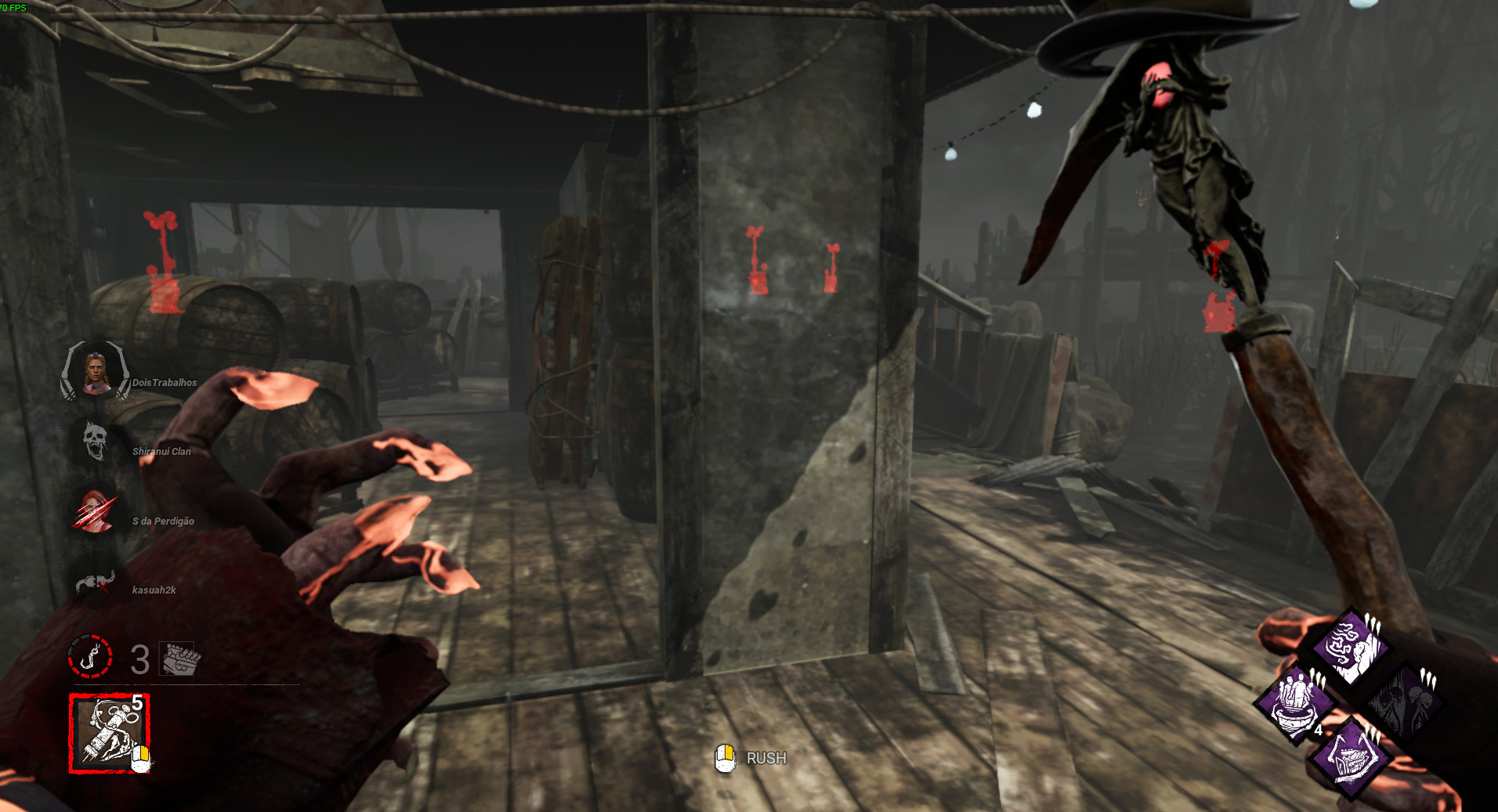 Top hat on Blight's weapon Mod for Dead by Daylight | DBD Mods