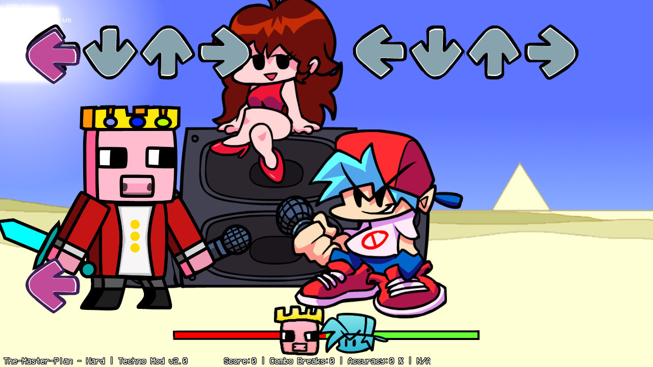 VS Technoblade Mod V2 Mod for Friday Night Funkin' | FNF Mods