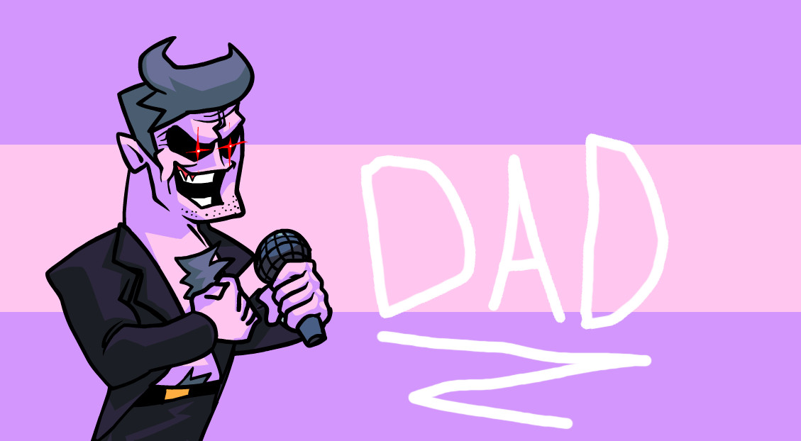 Daddy Dearest but his Arms arent crossed [Friday Night Funkin'] [Mods]