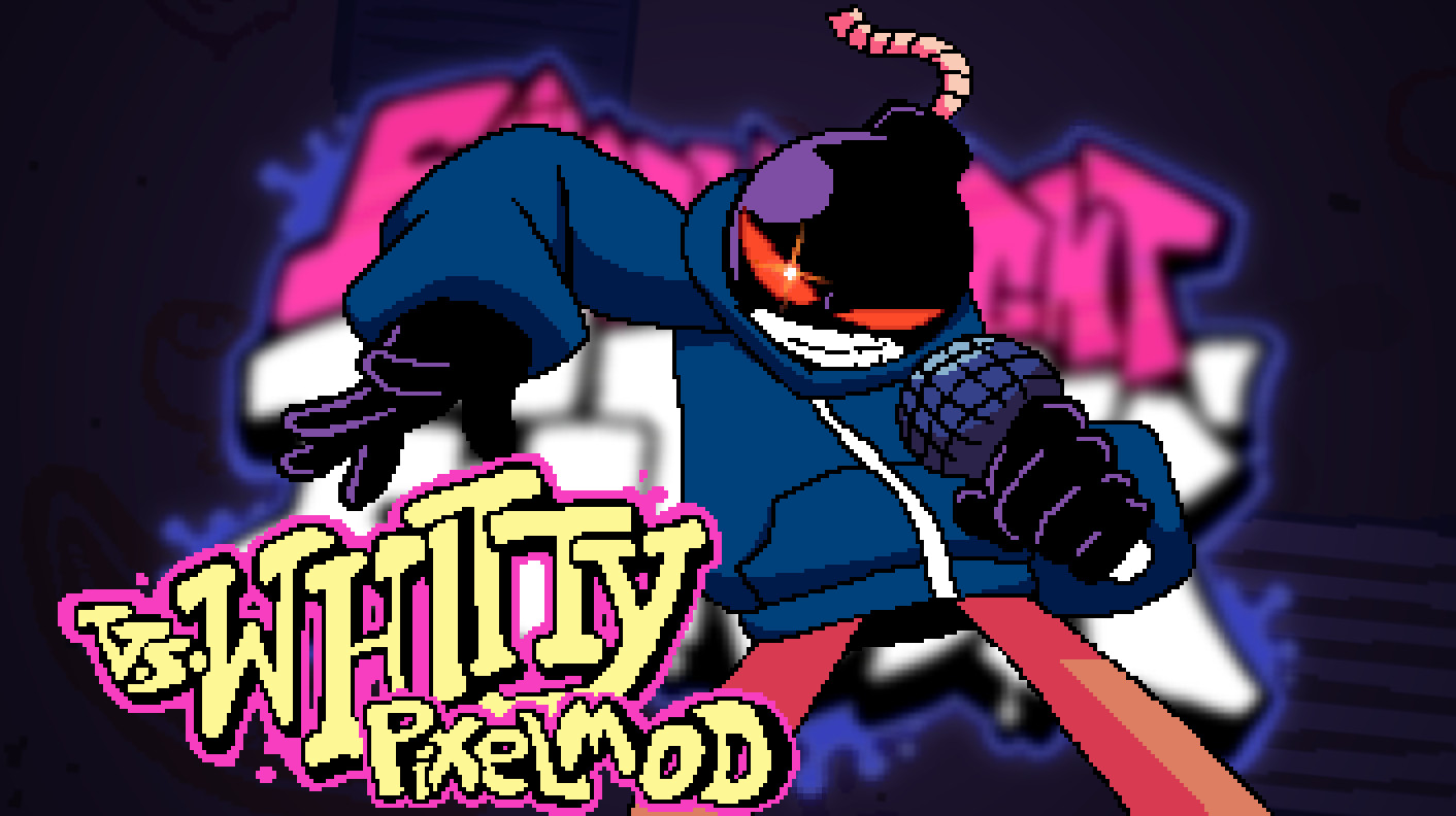 Pixel Whitty Mod Mod for Friday Night Funkin' | FNF Mods