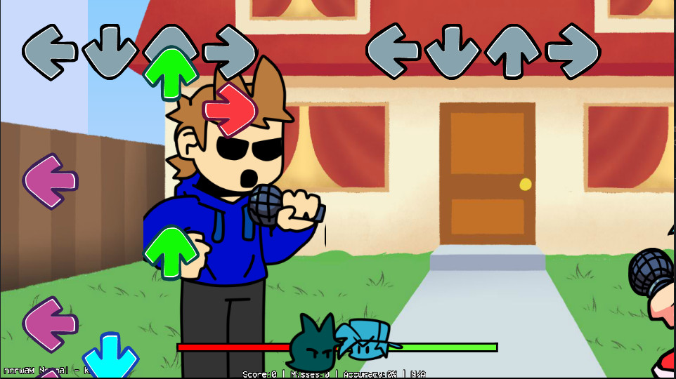 Tom Over Tord (Skin Mod) Mod for Friday Night Funkin' | FNF Mods