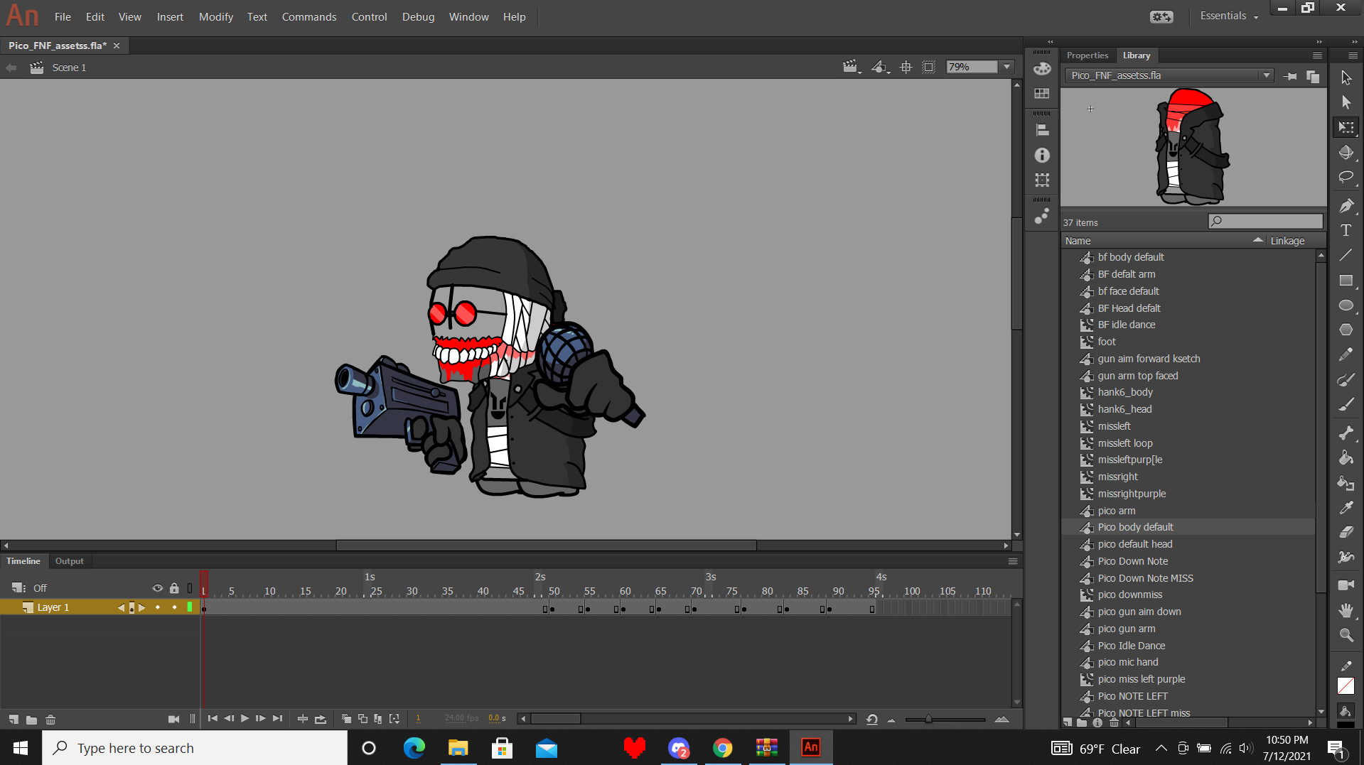 Hank & week 3 redraw Mod for Friday Night Funkin' | FNF Mods
