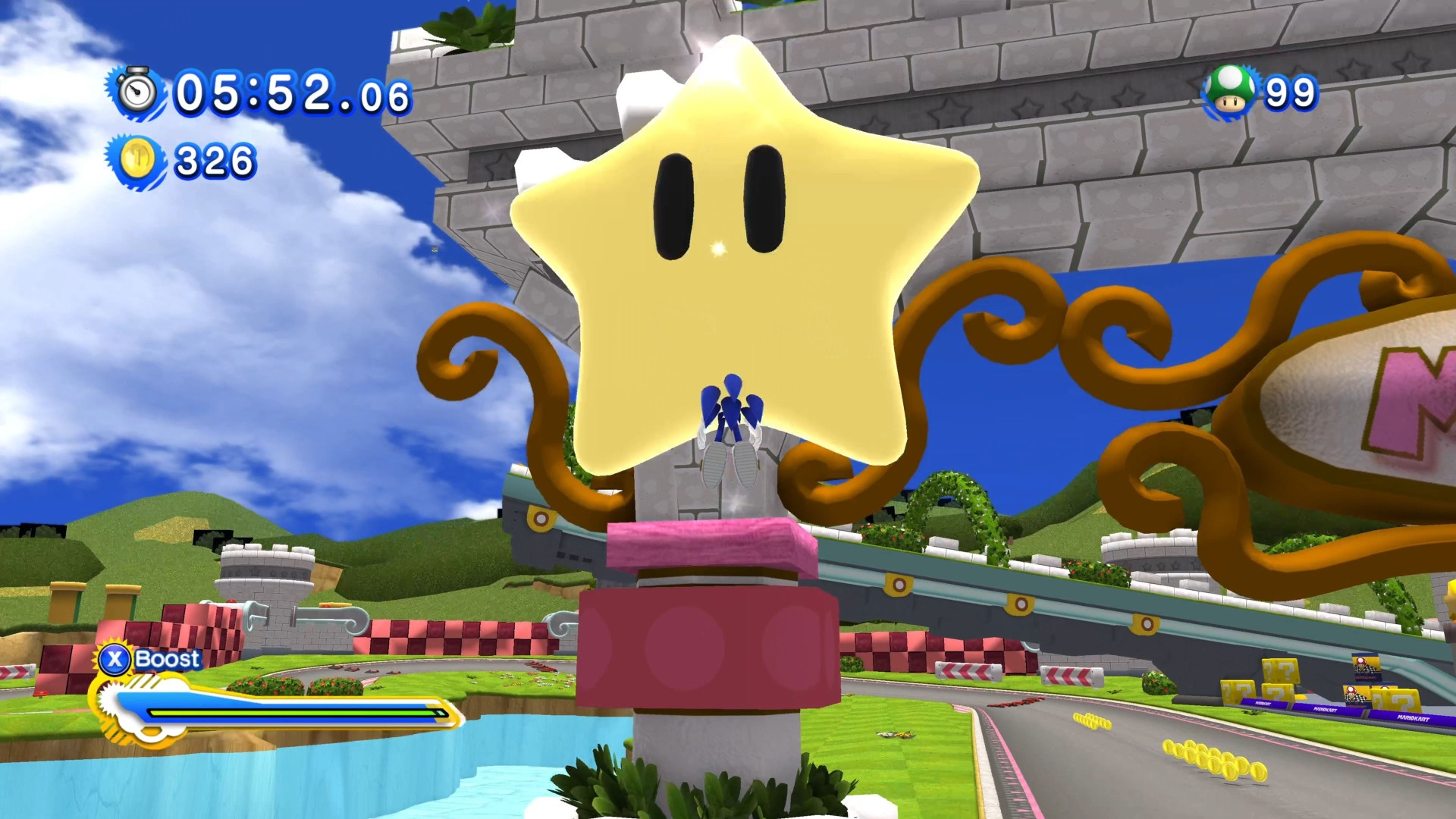 Sonic Generations Mario Kart 8 N64 Royal Raceway Mod for Sonic ...