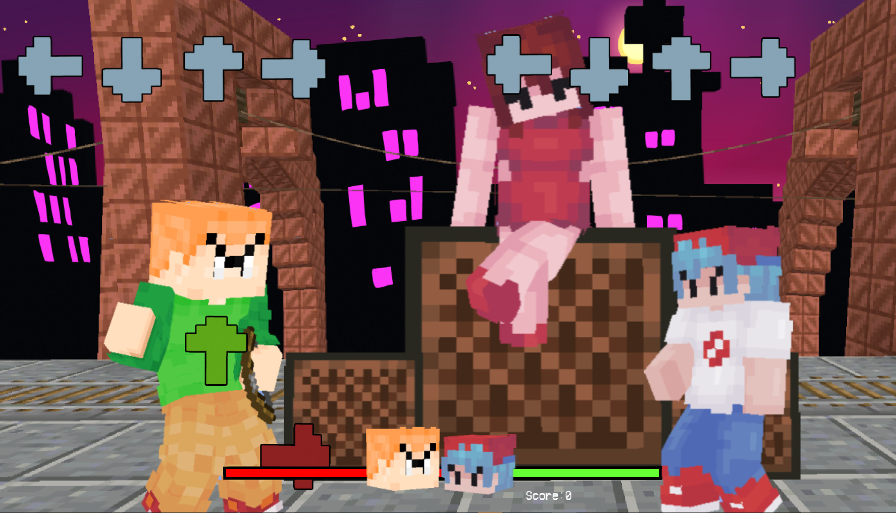 Minecraft Night Funkin [Friday Night Funkin'] [Mods]