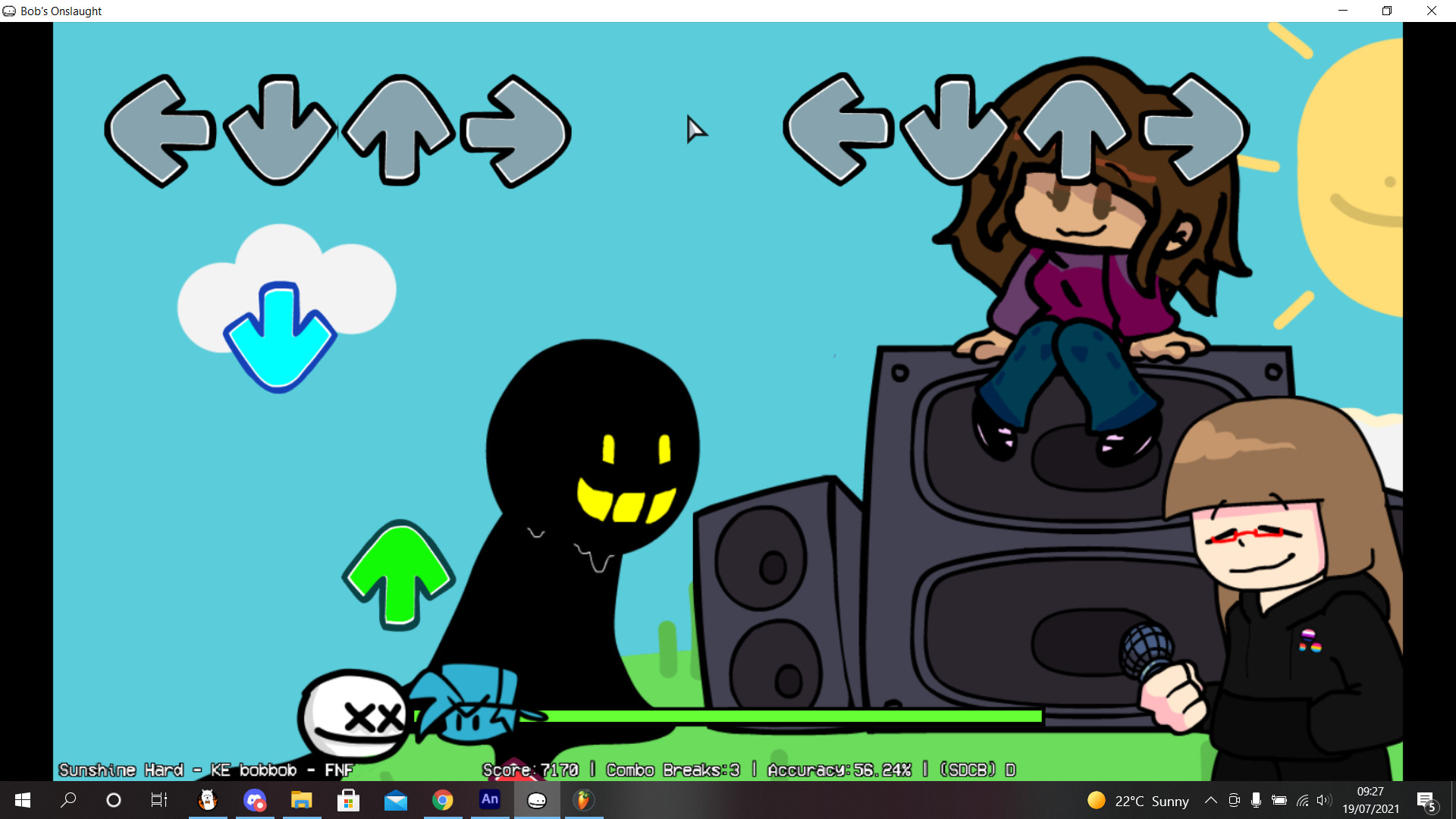 Luna over Bob Mod | Fnf Bob week mod [Friday Night Funkin'] [Mods]