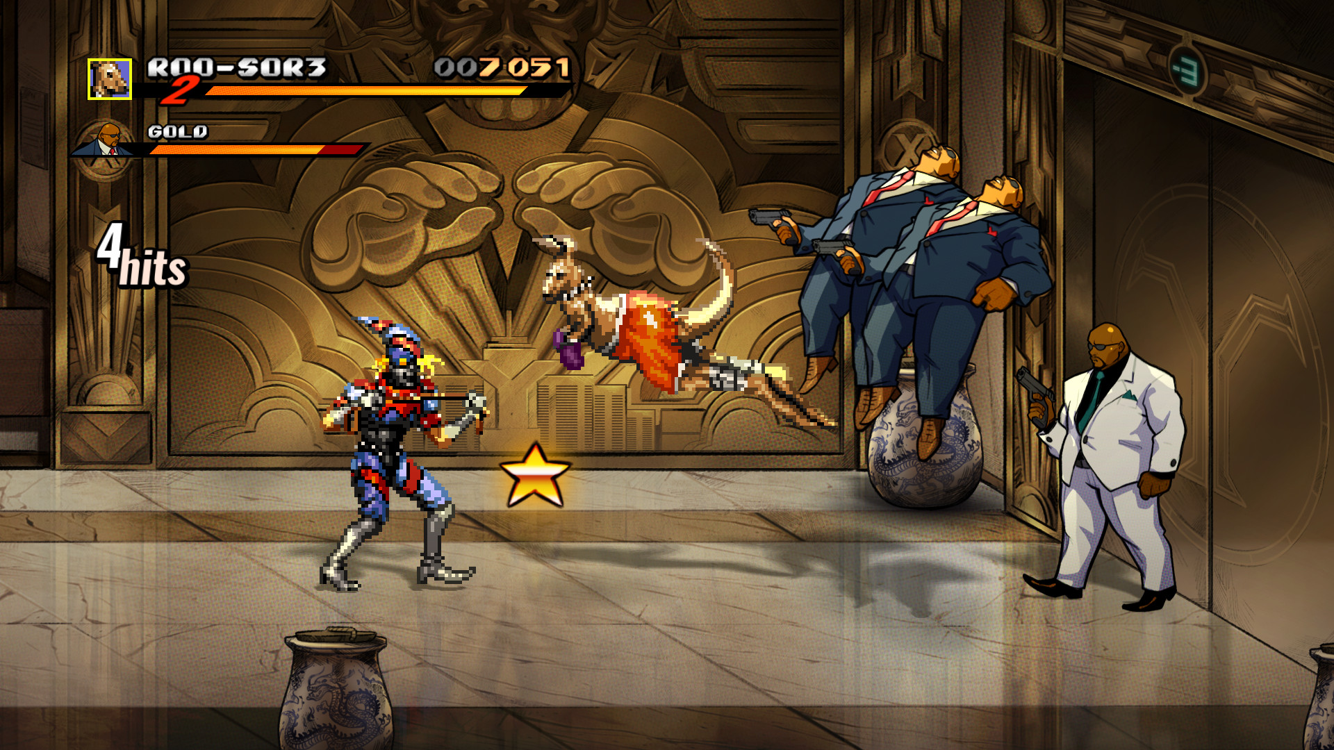 Additional palettes for SOR3 Roo [Streets of Rage 4] [Mods]