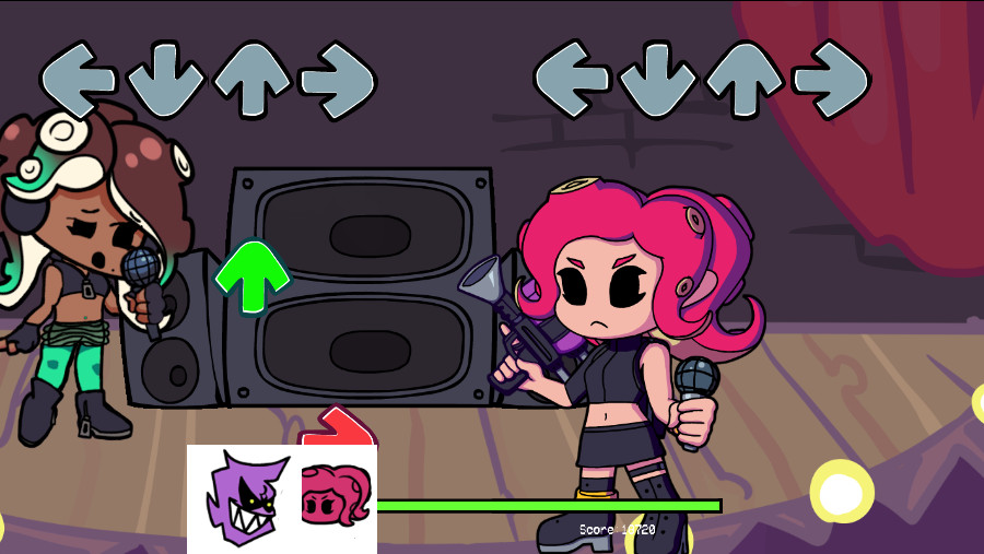 Splatoon over FNF (FINALLY FINISHED) Mod for Friday Night Funkin' | FNF ...