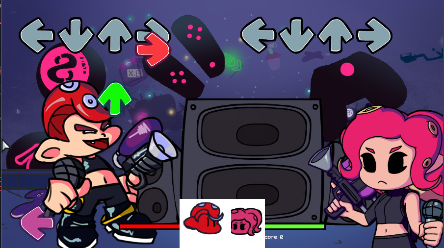 Splatoon over FNF (FINALLY FINISHED) Mod for Friday Night Funkin' | FNF ...