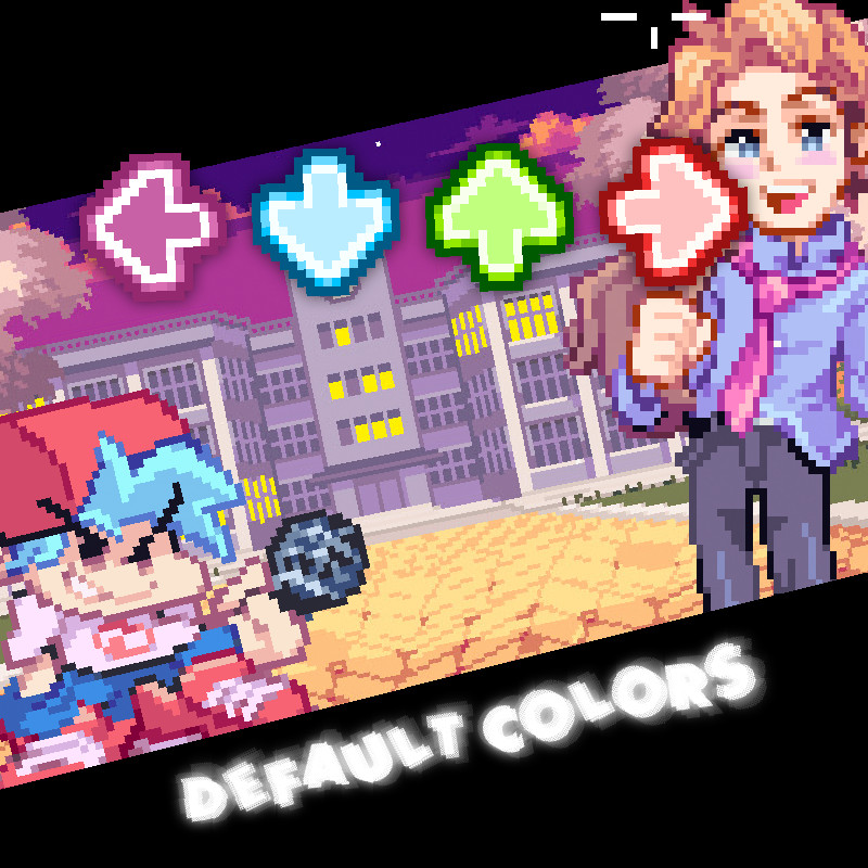 Default Colors for Week 6 Notes Mod for Friday Night Funkin' | FNF Mods