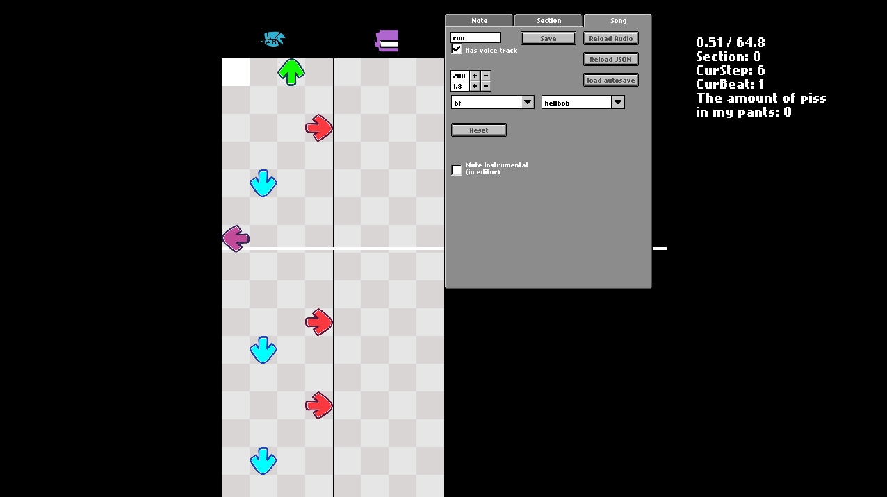 Stardust Tunes Run Remix Charted Mod for Friday Night Funkin' | FNF Mods