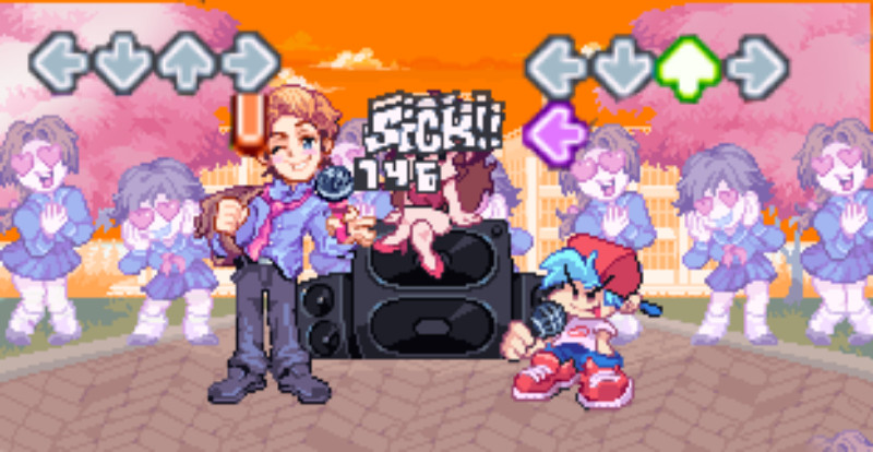 Sunset BackGround For Week 6 Mod for Friday Night Funkin' | FNF Mods