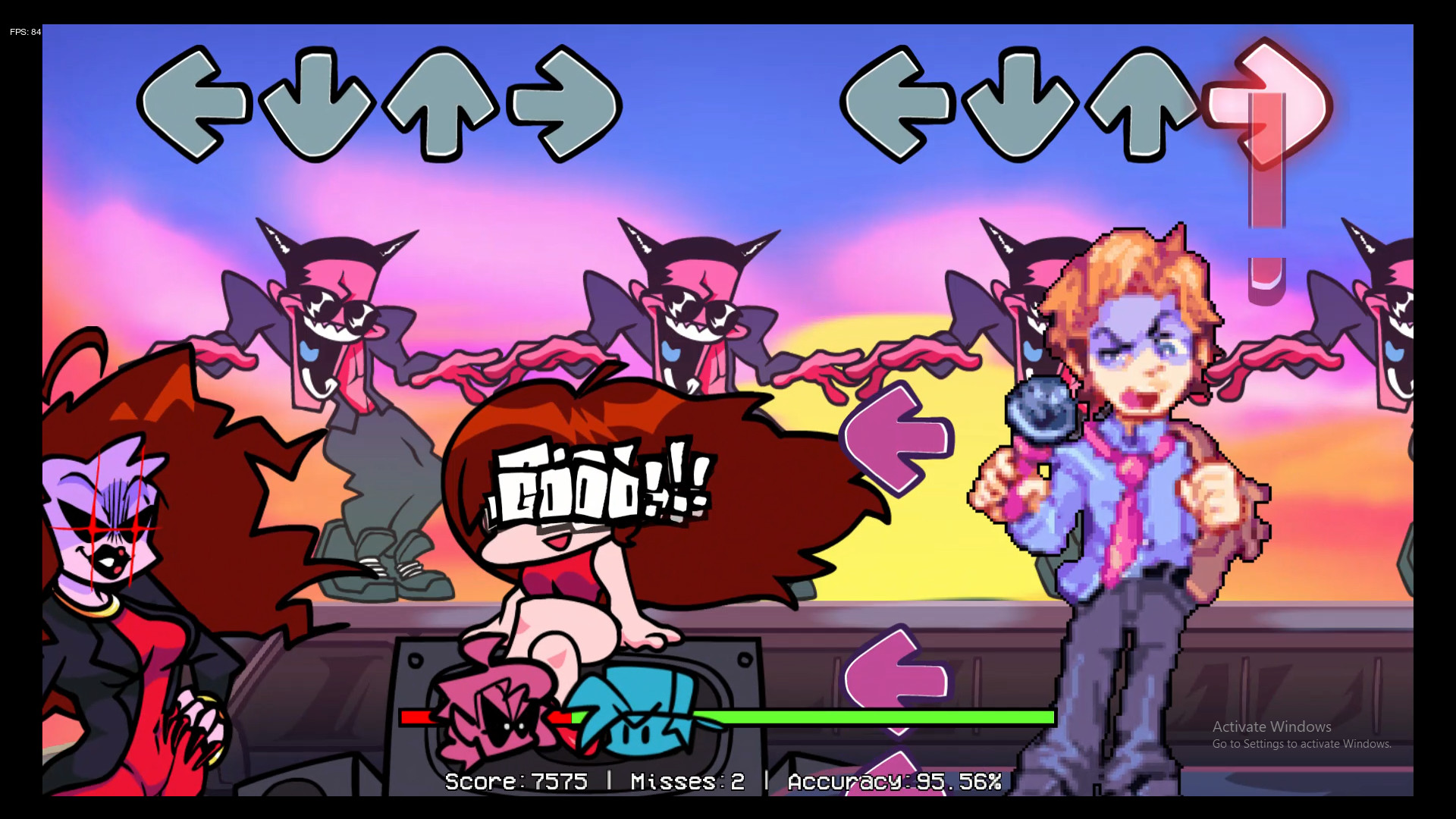 Playable Mad Senpai Mod for Friday Night Funkin' | FNF Mods