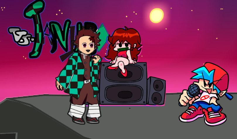 Demon Slayer x Friday Night Funkin Full week. Mod for Friday Night ...