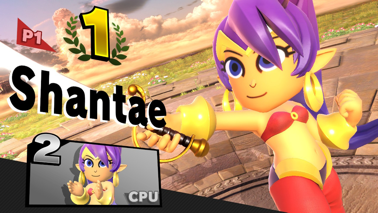 Shantae Mii Swordfighter Mod for Super Smash Bros. Ultimate | SSBU Mods