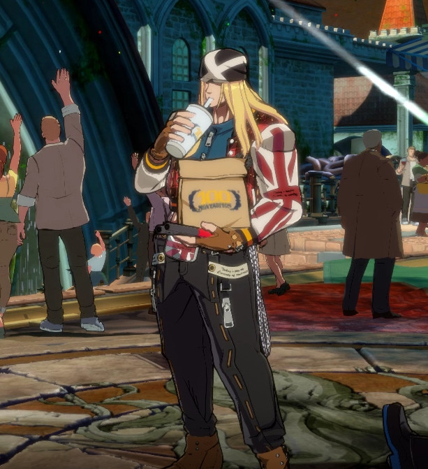 Axl Low Enjoys Some 100 Montaditos Mod for GUILTY GEAR -STRIVE- | GGST Mods