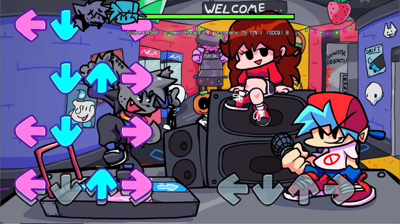 Arcade showdown Hard [Friday Night Funkin'] [Mods]