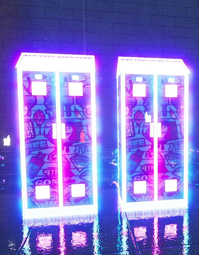 Graffiti Locker Skin Neon Edition Mod for Dead by Daylight | DBD Mods