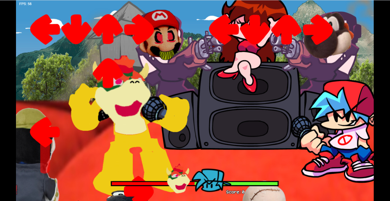 Sml & Fp1wr Vs bf (Fnf Mod) [Friday Night Funkin'] [Mods]