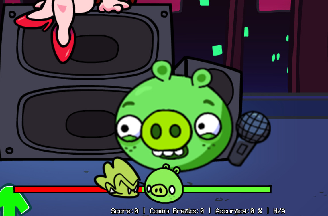 Playable Angry birds pig Mod for Friday Night Funkin' | FNF Mods