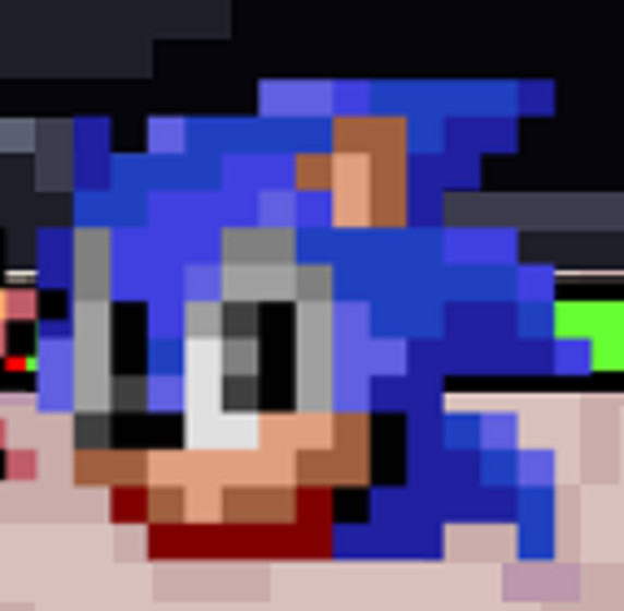 Sonic Over Pixel BF Mod for Friday Night Funkin' | FNF Mods