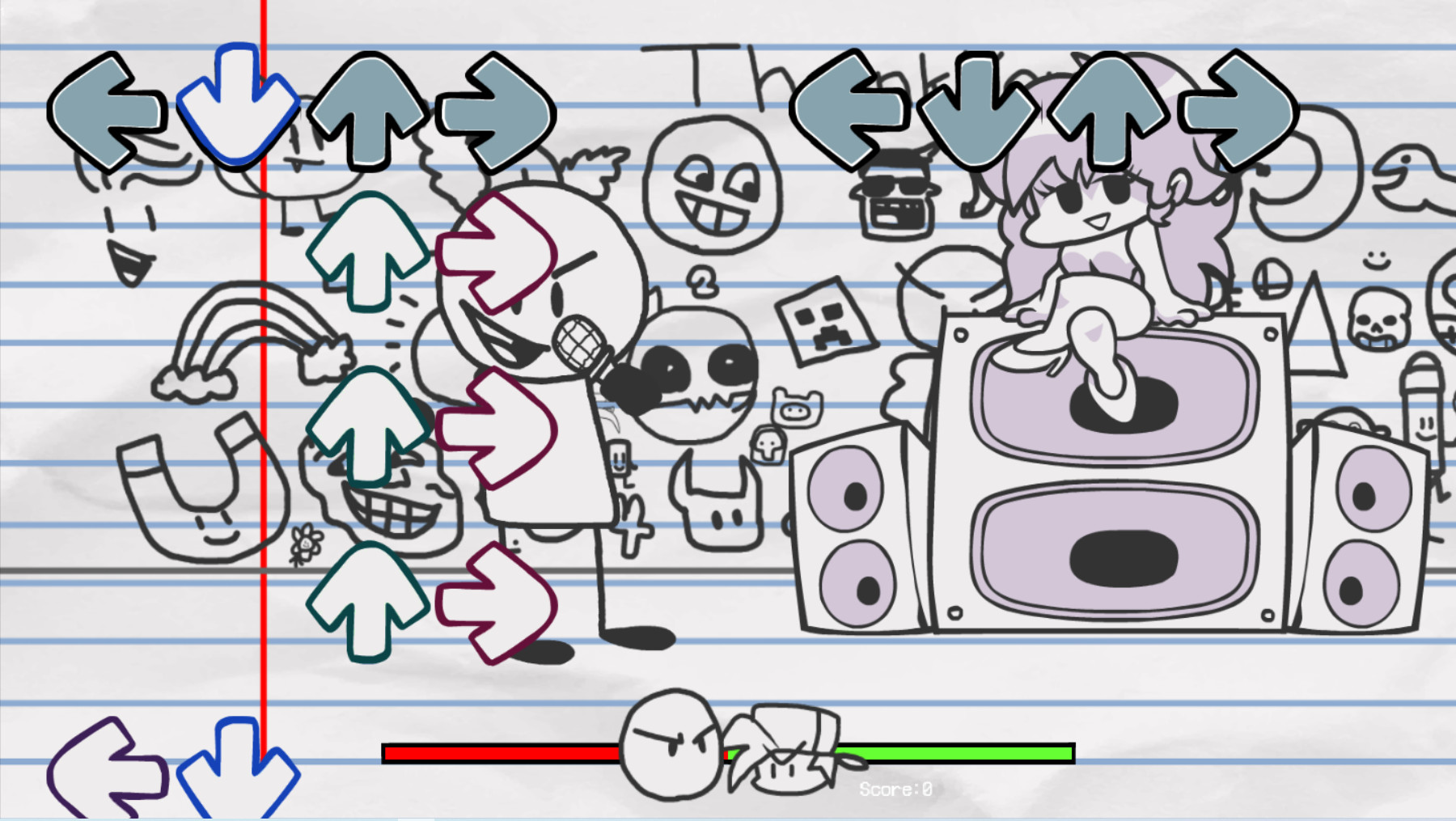 sketchy but harder v1 Mod for Friday Night Funkin' | FNF Mods