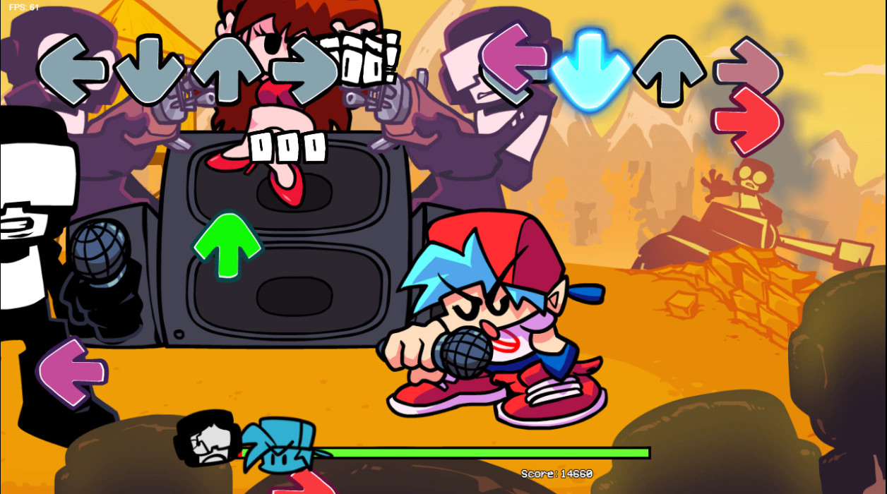 Week 7 With Lyrics + Cutscenes Mod for Friday Night Funkin' | FNF Mods