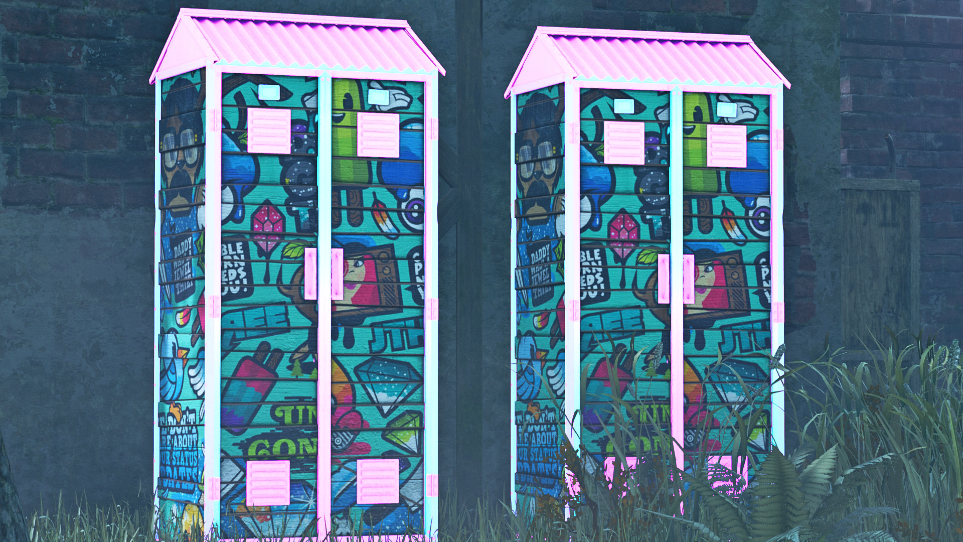 Graffiti Locker Skin Neon Edition Mod for Dead by Daylight | DBD Mods