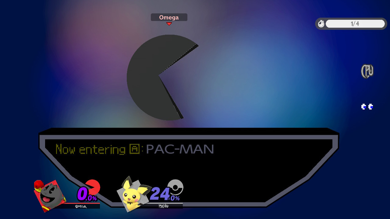 Pac-Man (Omega Recolors) Mod for Super Smash Bros. Ultimate | SSBU Mods