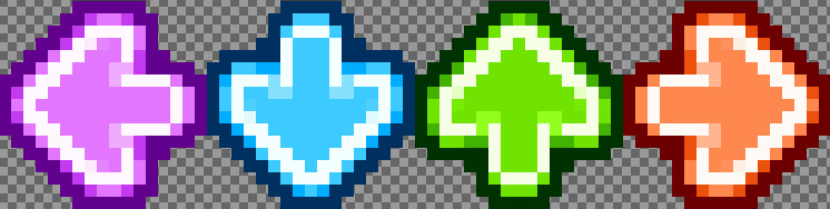 Diffrent arrow color (FNF) Mod for Friday Night Funkin' | FNF Mods