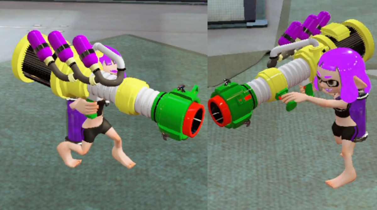 Splatoon 3 Inkzooka over Rainmaker [Splatoon 2] [Mods]