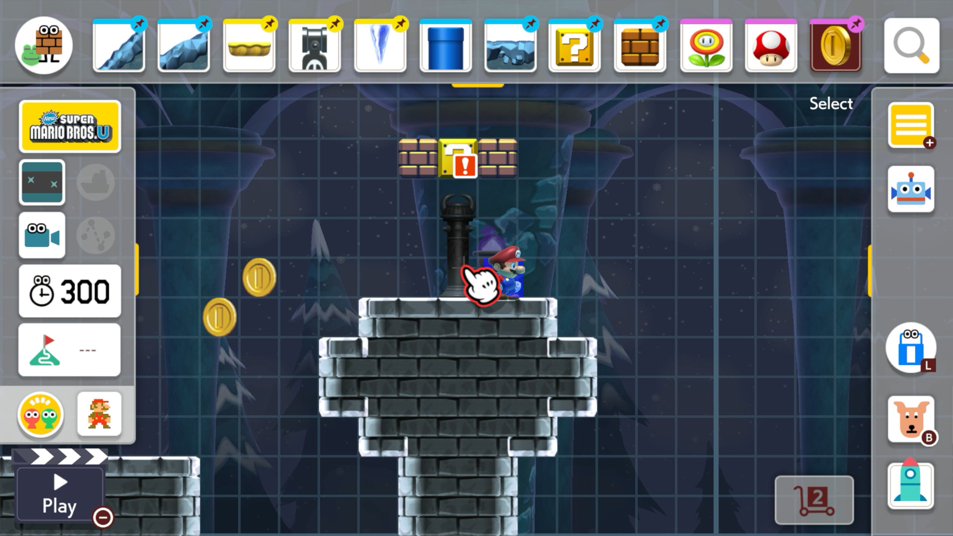 NSMBU Frozen Castle Mod for Super Mario Maker 2 | SMM2 Mods