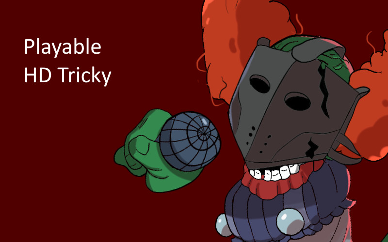 Playable HD Tricky Mod for Friday Night Funkin' | FNF Mods