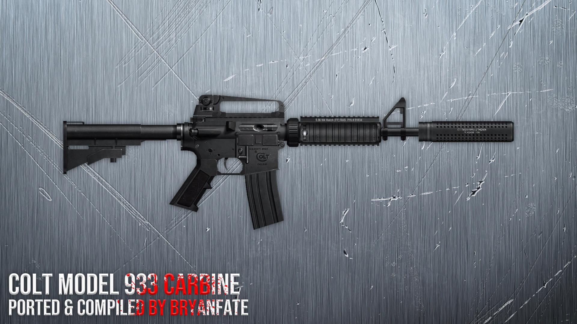 Colt 933 Carbine Mod for Counter-Strike 1.6 | CS1.6 Mods