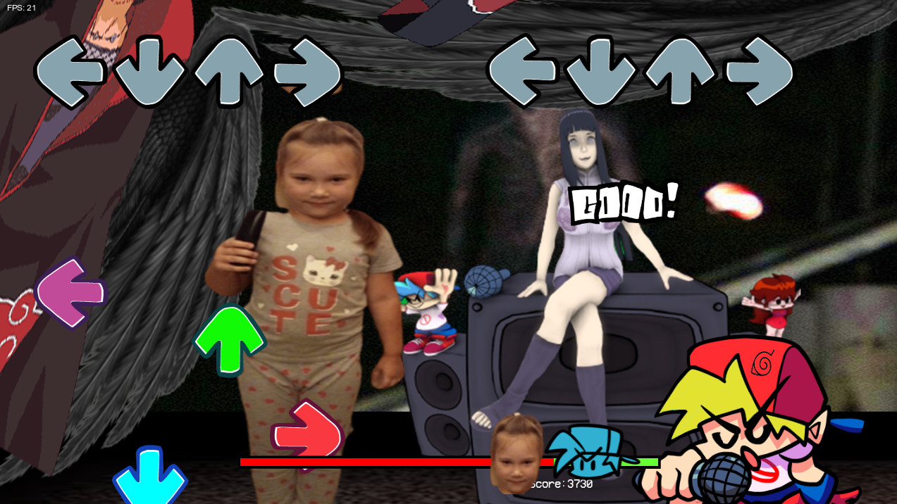 FNF X weird (Goryachie pel'meni) [Friday Night Funkin'] [Mods]