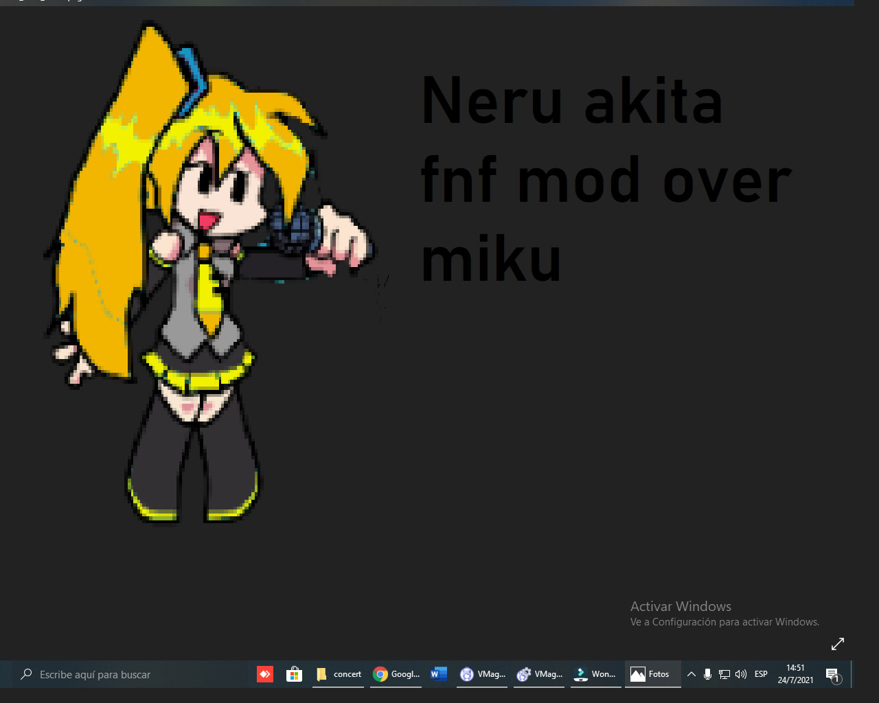 Neru mod fnf Mod for Friday Night Funkin' | FNF Mods