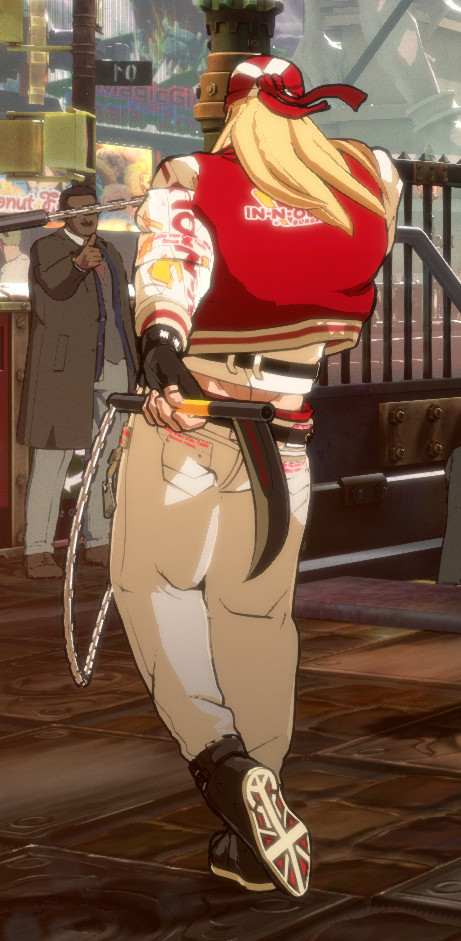 Axl gets an In-N-Out Sponsor (Color 06 Replace) Mod for GUILTY GEAR ...