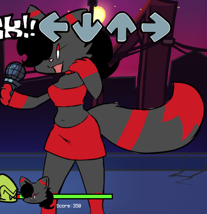 Luna as boyfriend Mod for Friday Night Funkin' | FNF Mods