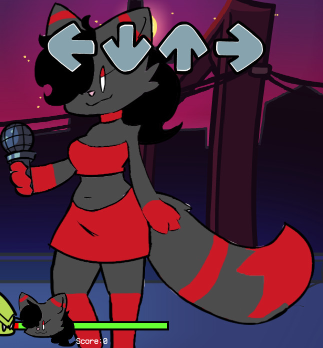 Luna as boyfriend Mod for Friday Night Funkin' | FNF Mods