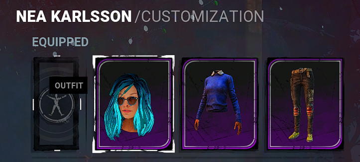 Blue Nea Hair Mod for Dead by Daylight | DBD Mods