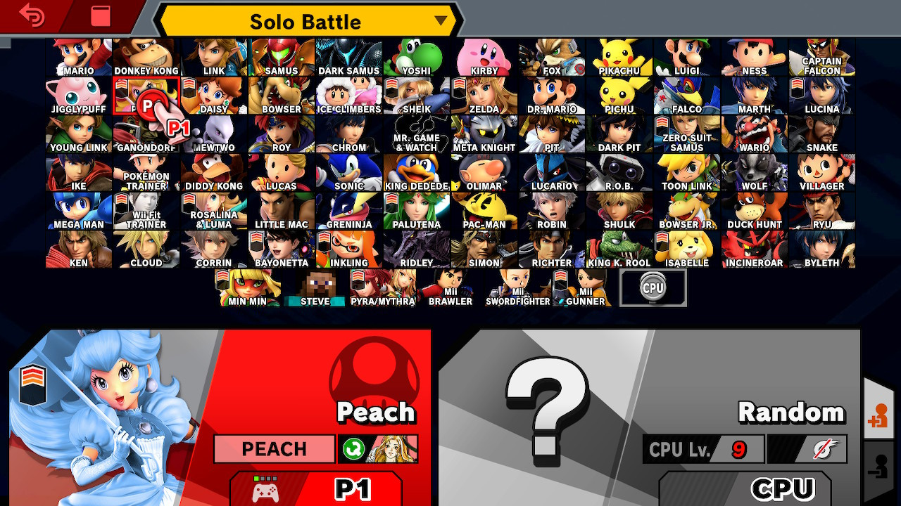 Sky Blue Peach Mod for Super Smash Bros. Ultimate | SSBU Mods