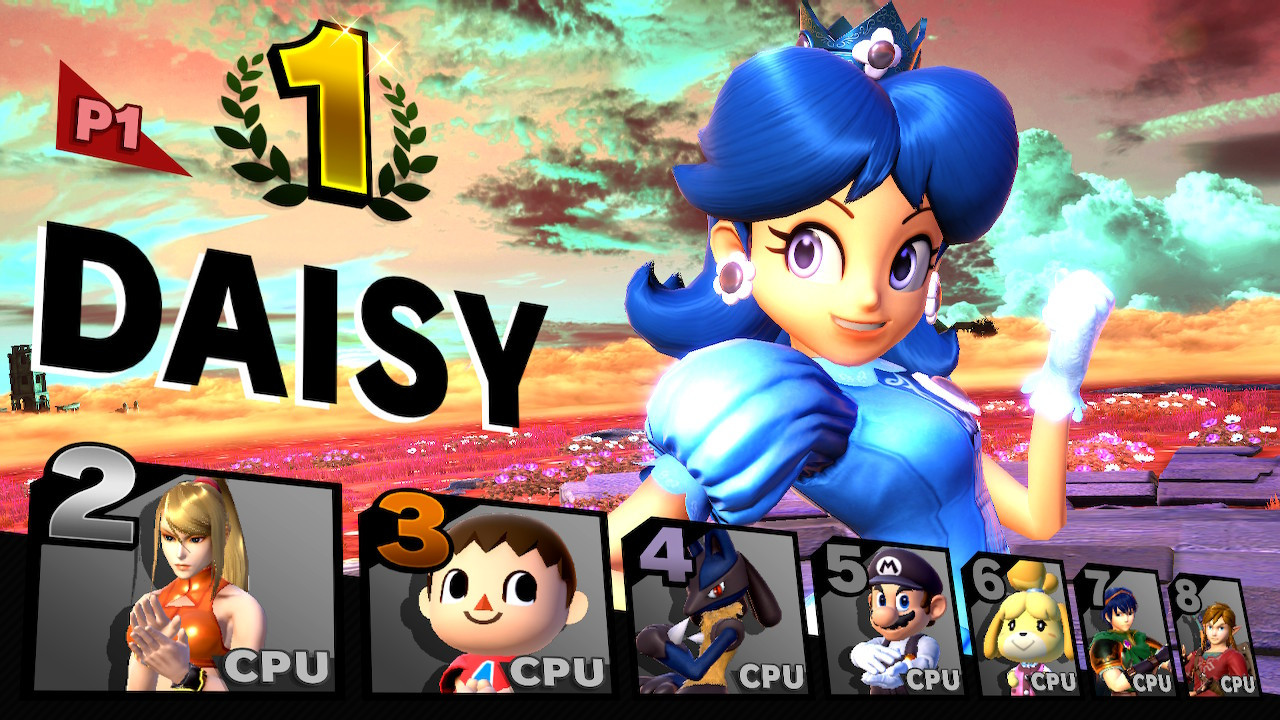 Sky Blue Daisy Mod for Super Smash Bros. Ultimate | SSBU Mods